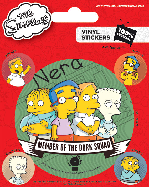 Stickers Simpsons Dork Squad - 3944